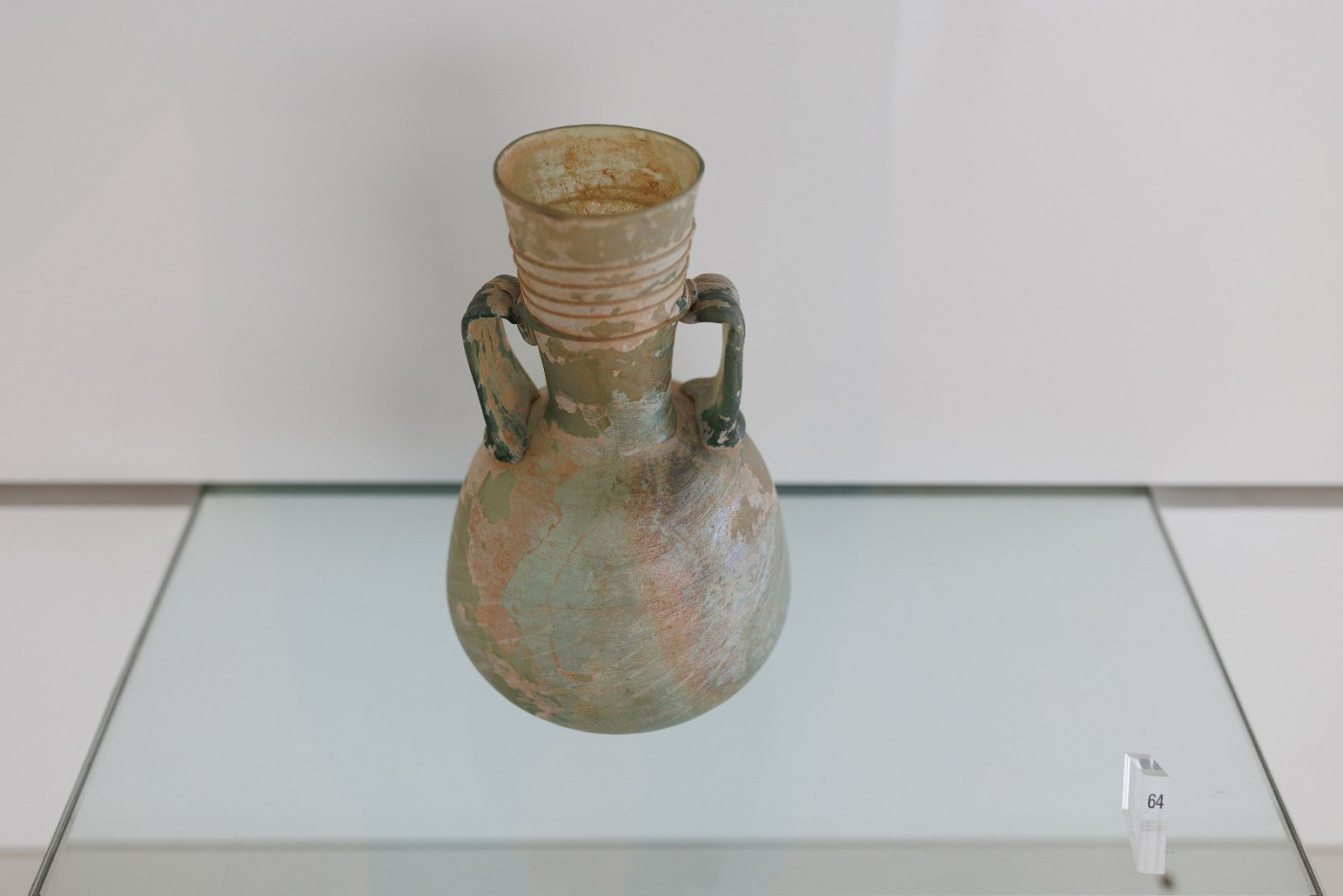 A Vial In The Shape Of A Medusa From Roman Times At The Museum Of ...