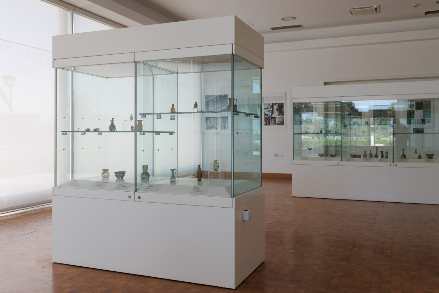 A Vial In The Shape Of A Medusa From Roman Times At The Museum Of ...